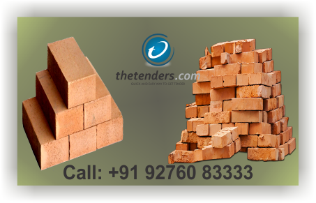 Latest tender for bricks - BOQ Bricks Tenders